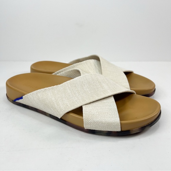 Rothy's | Shoes | Rothys The Weekend Slide Sandal Oat Tan Womens Size ...